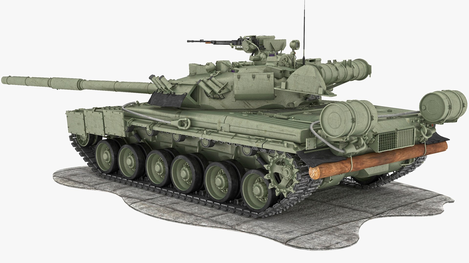 3D T-80UE1 Main Battle Tank - TurboSquid 2269832