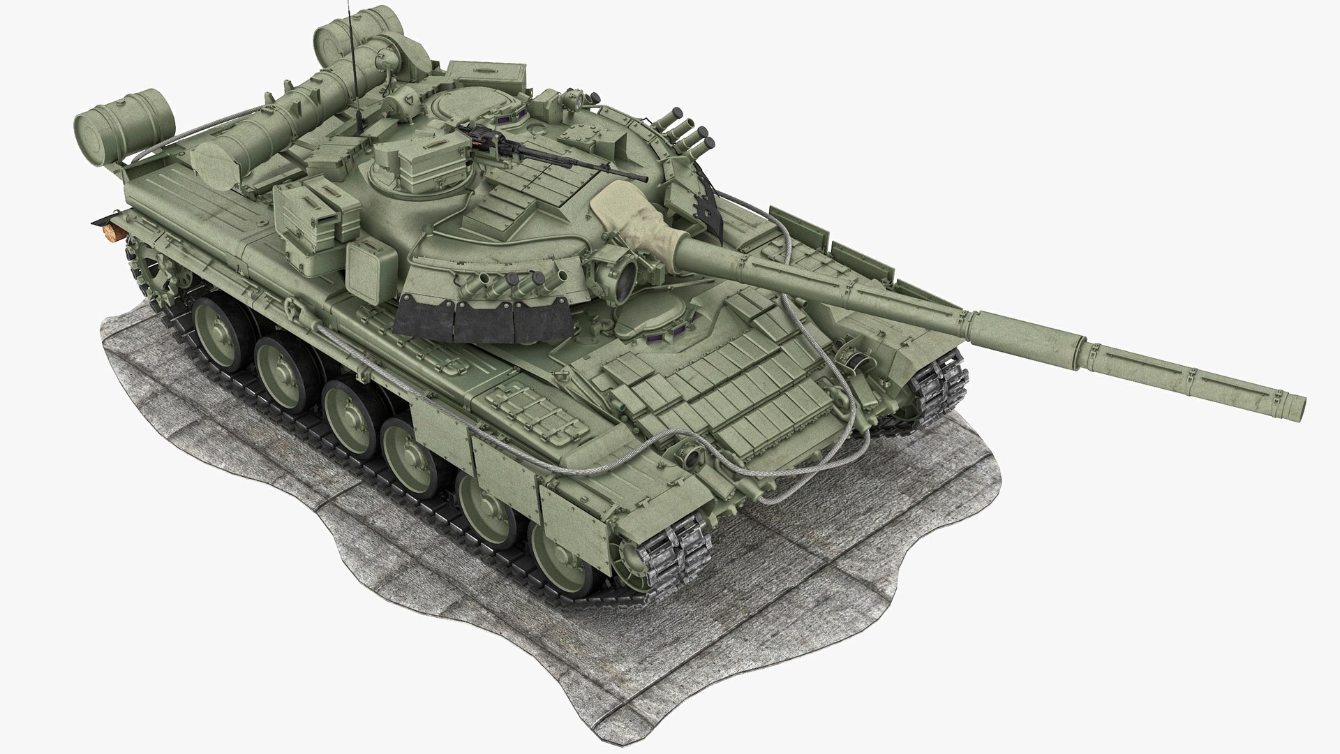3D T-80UE1 Main Battle Tank - TurboSquid 2269832