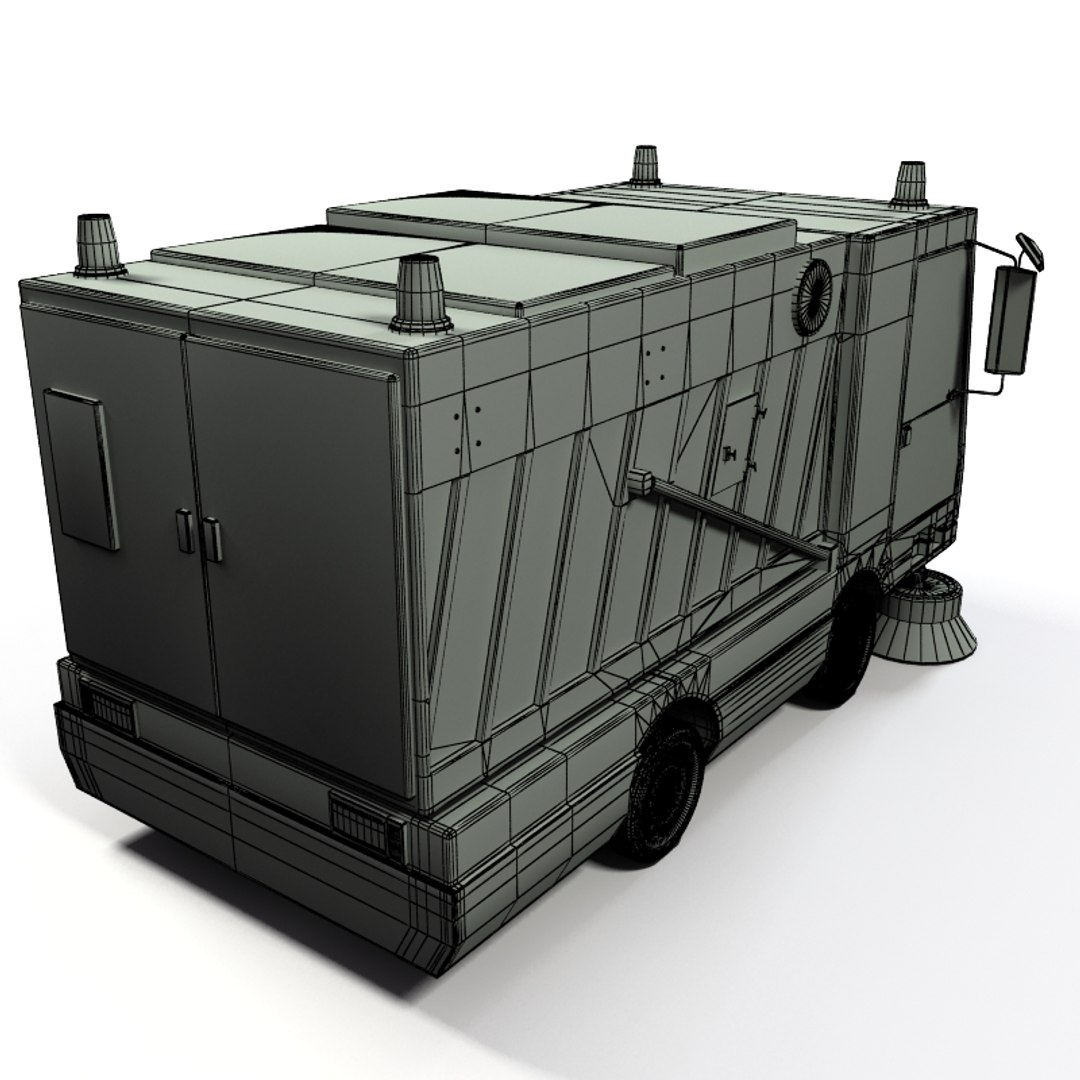 3dsmax Street Sweeper