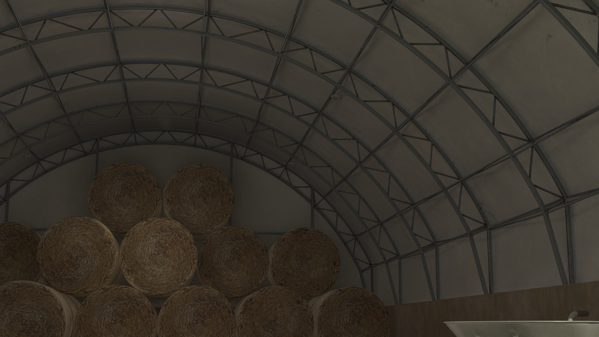 3D Hay Storage Barn - TurboSquid 2345696