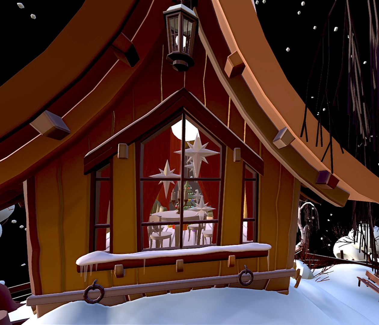Cartoon Klaus Scene 3D Model - TurboSquid 1478439