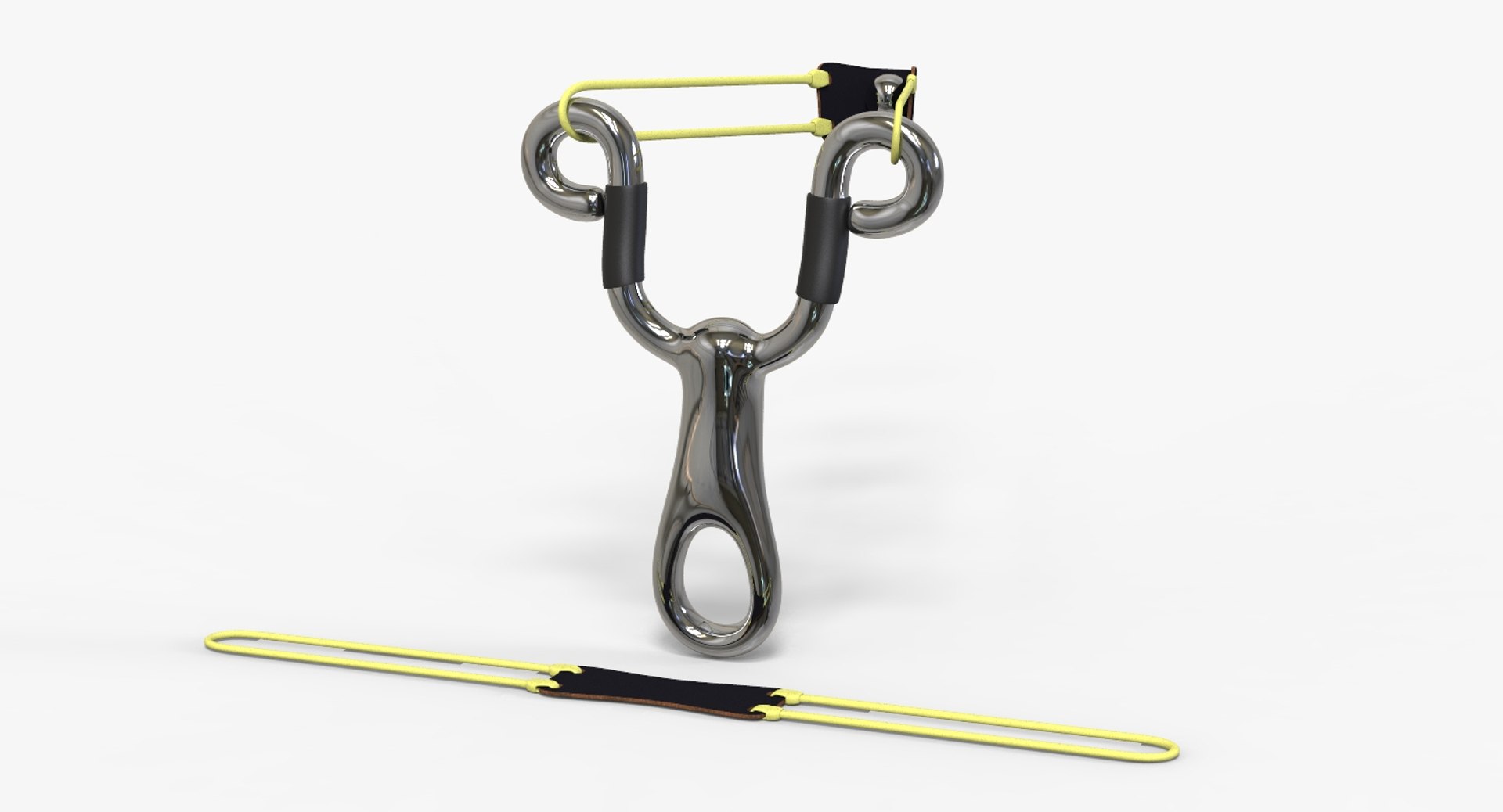 Stainless steel slingshot model - TurboSquid 1368262