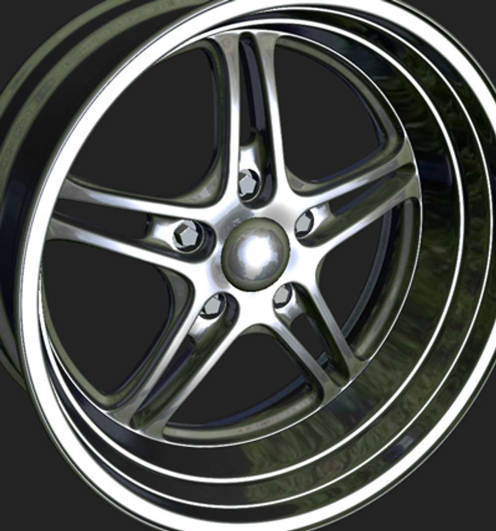 3d wheels rim model