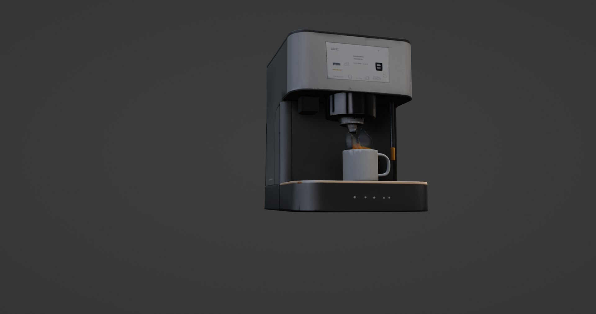 3D Modern Minimalist Coffee Machine 3D Model Model - TurboSquid 2349038