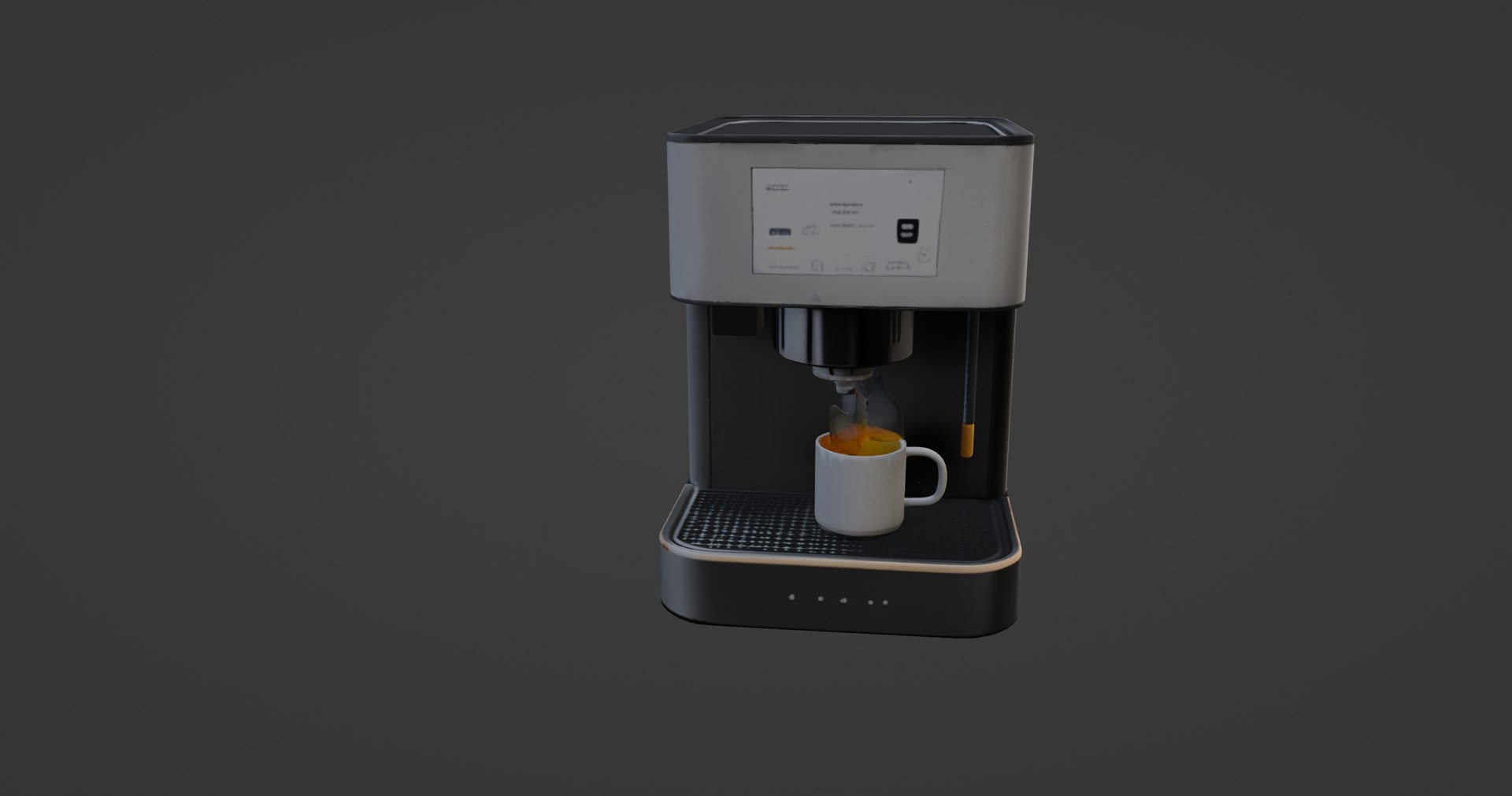 3D Modern Minimalist Coffee Machine 3D Model Model - TurboSquid 2349038