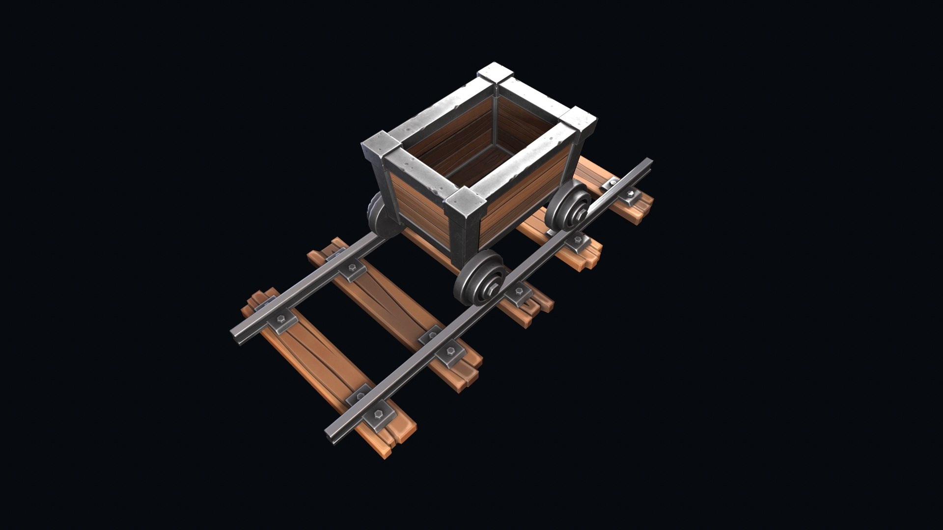 Stylized Trolley Rails 3D Model - TurboSquid 1691875