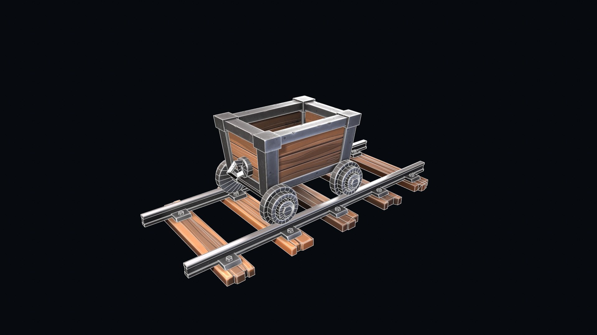 Stylized Trolley Rails 3D Model - TurboSquid 1691875