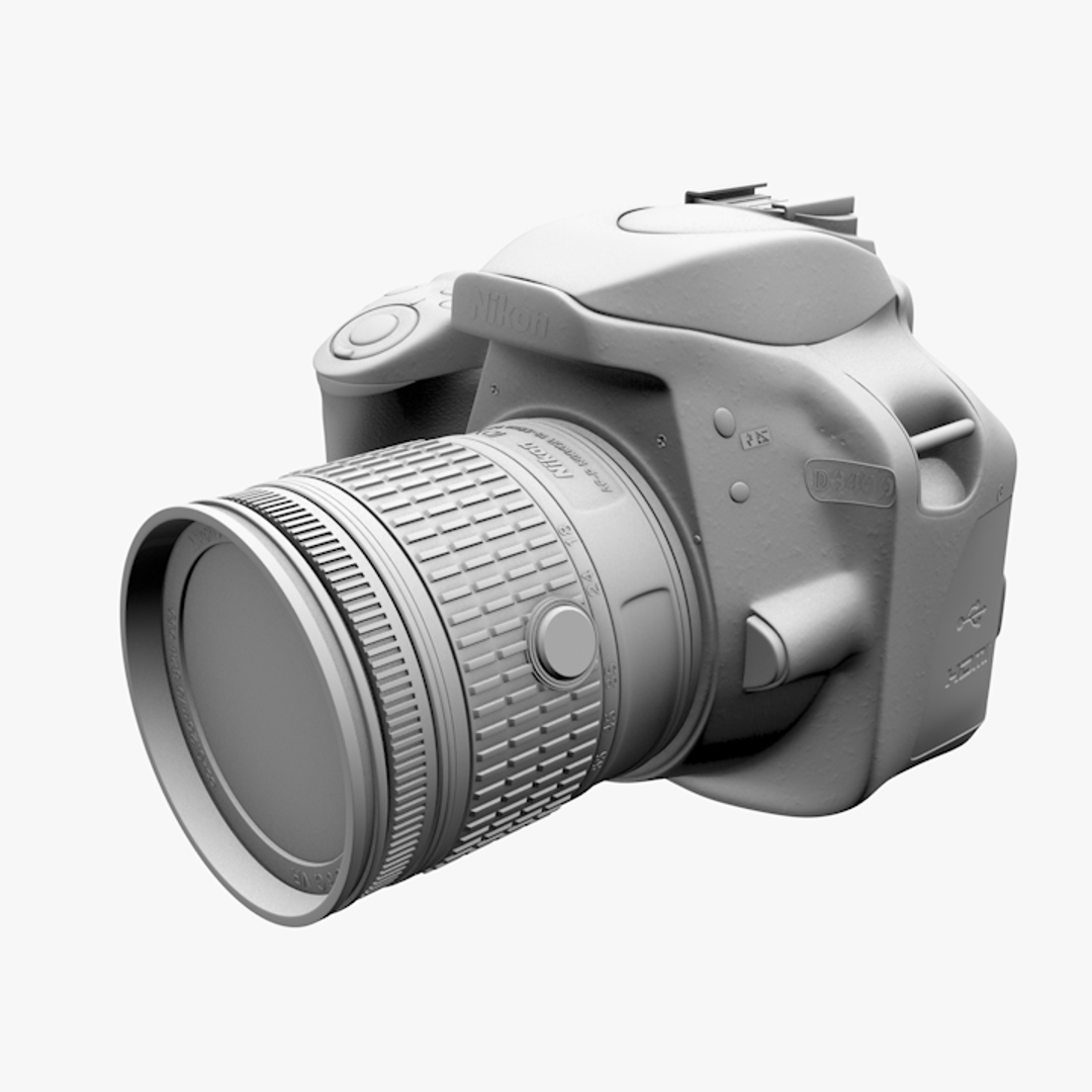3D nikon d d3400 - TurboSquid 1284865