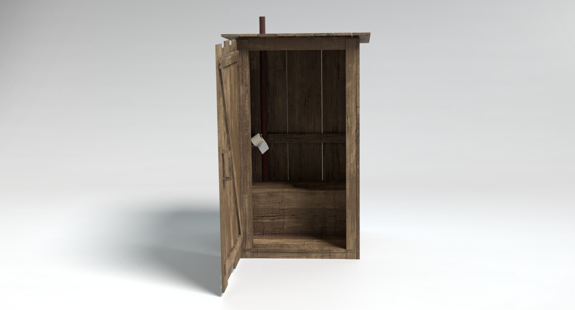 3D Outhouse Pbr - TurboSquid 1233665
