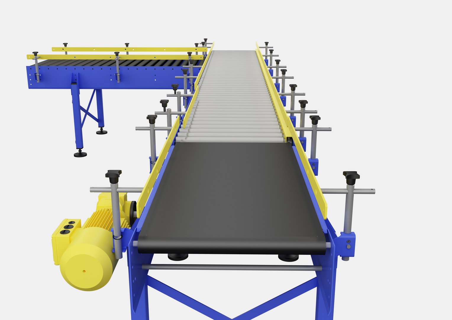 3D Conveyor Set Belt Model - TurboSquid 1276484
