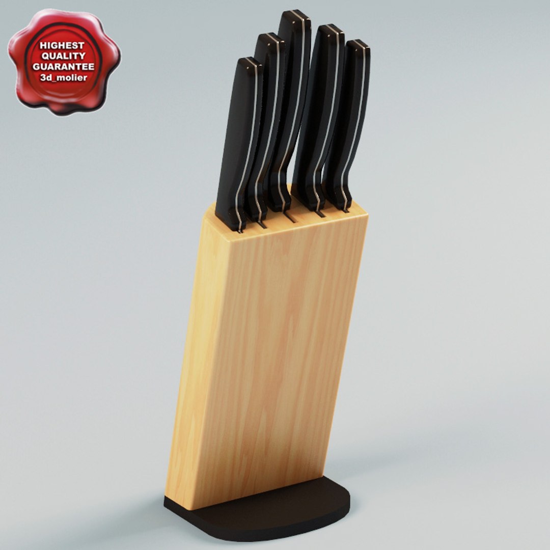 maya knife block