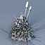 pile metalic scrap 3d model