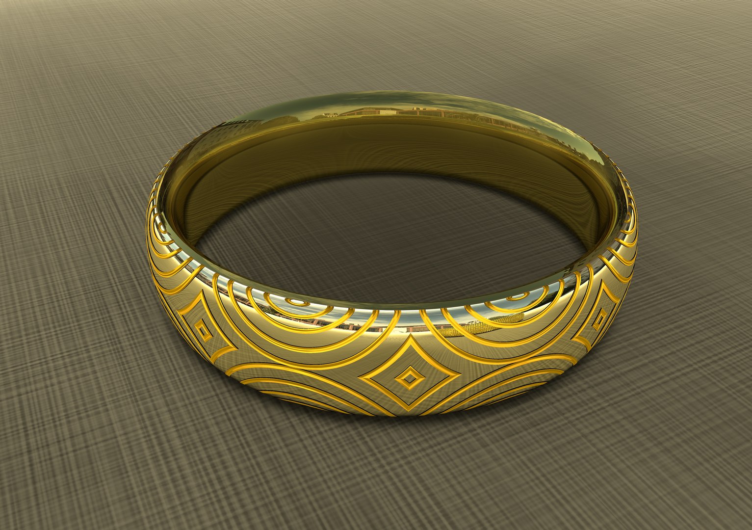 Gold ring model - TurboSquid 2053700