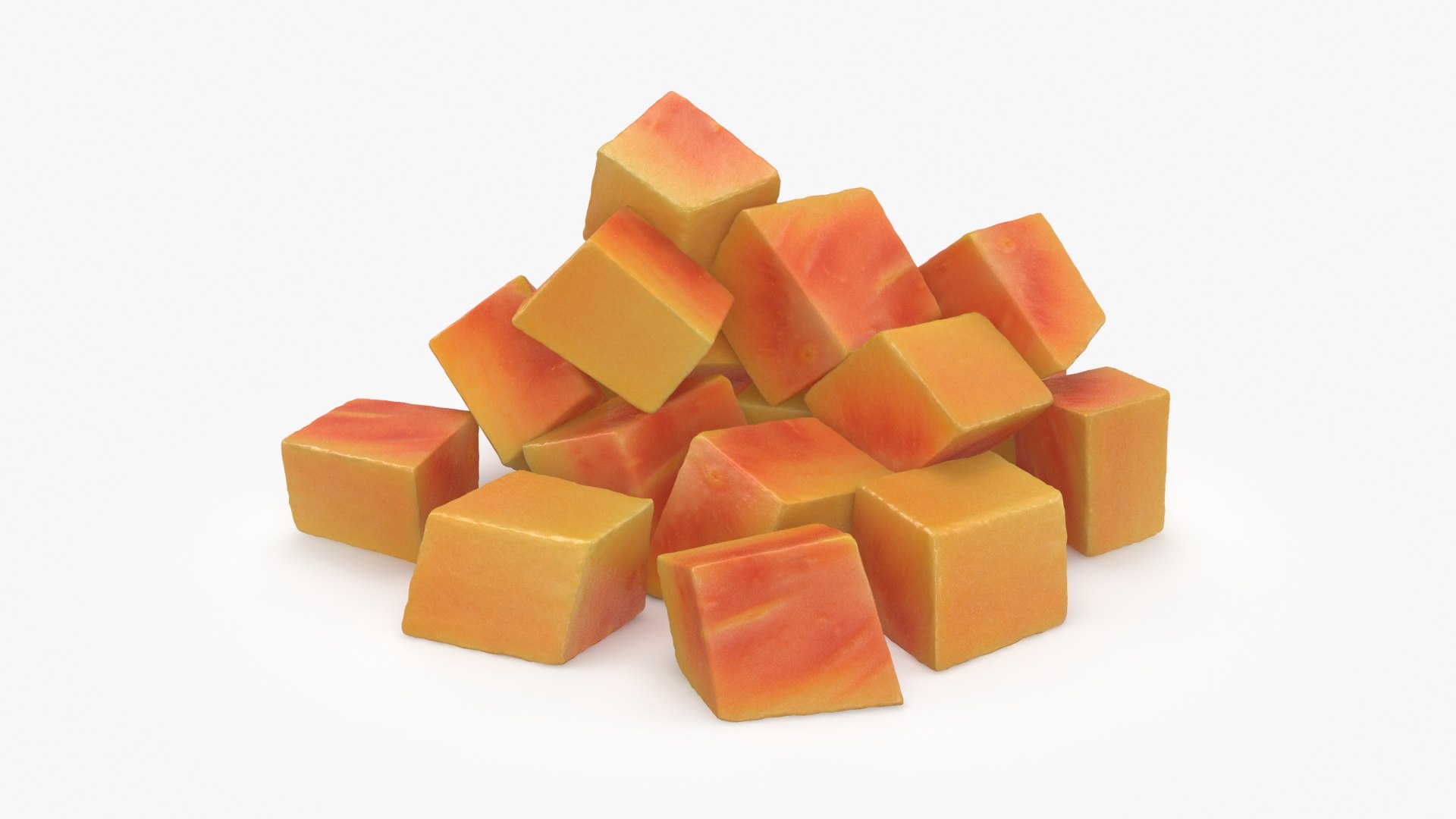 3D Papaya Cubes - TurboSquid 2144912