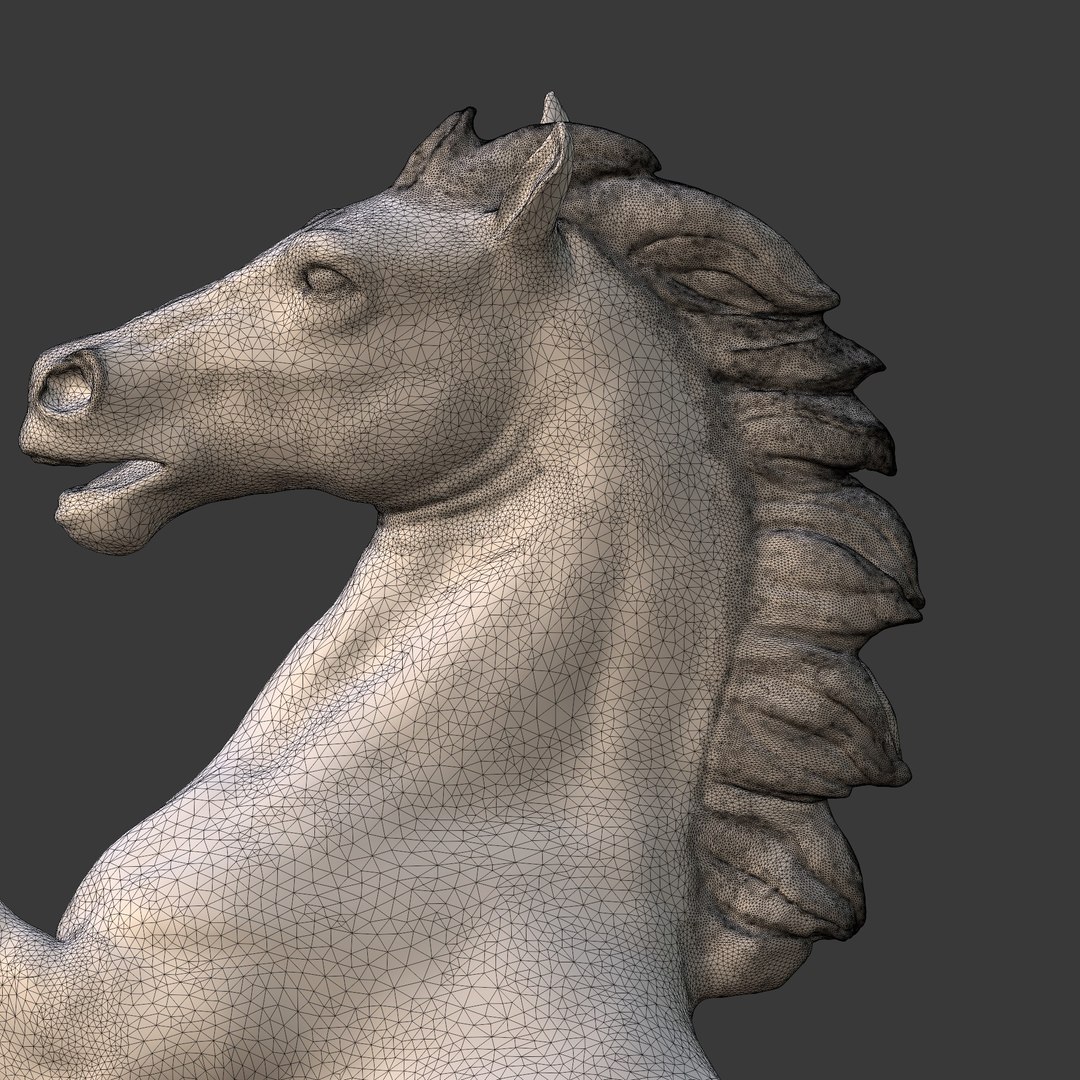 3D horse statue - TurboSquid 1606478