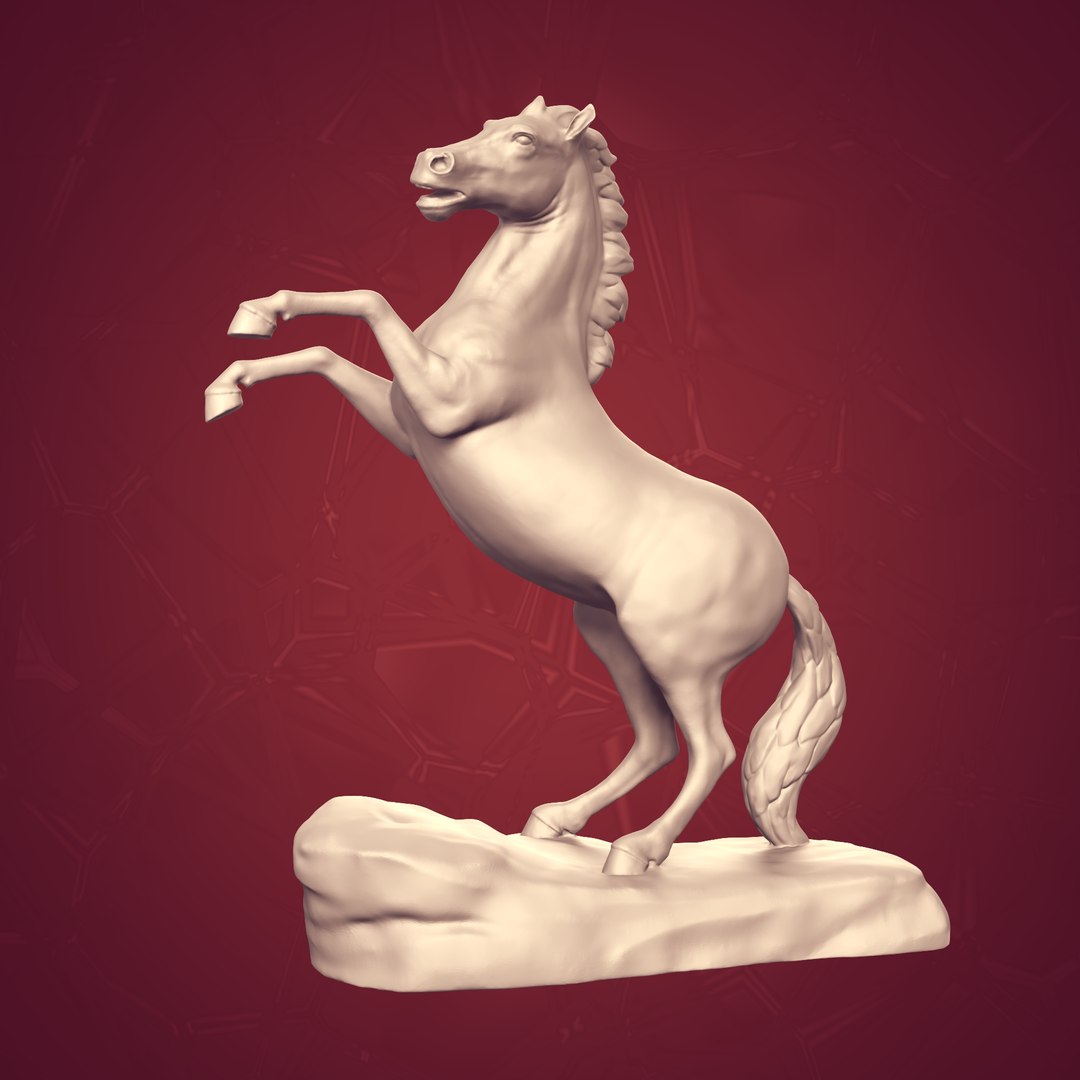 3D horse statue - TurboSquid 1606478