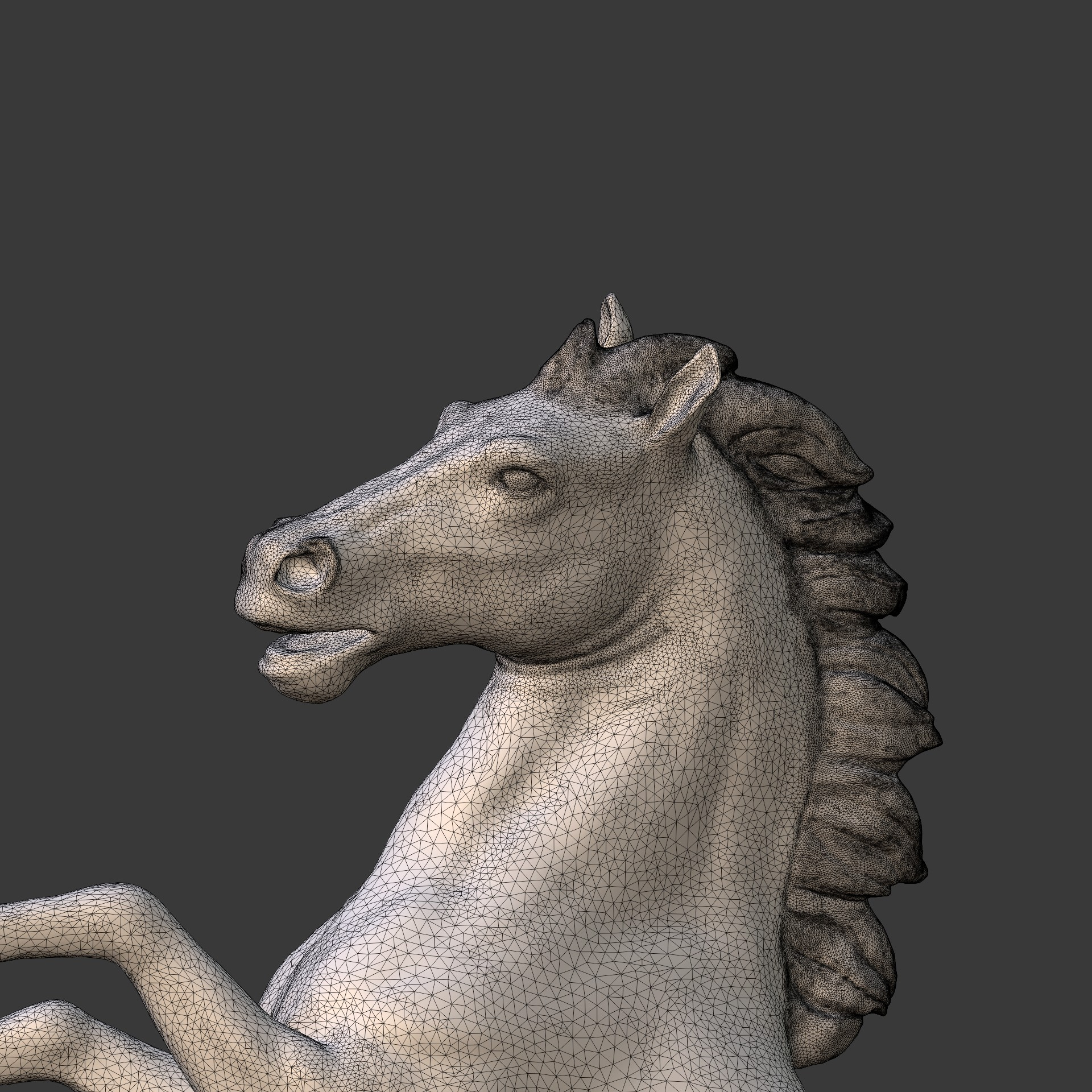 3D horse statue - TurboSquid 1606478