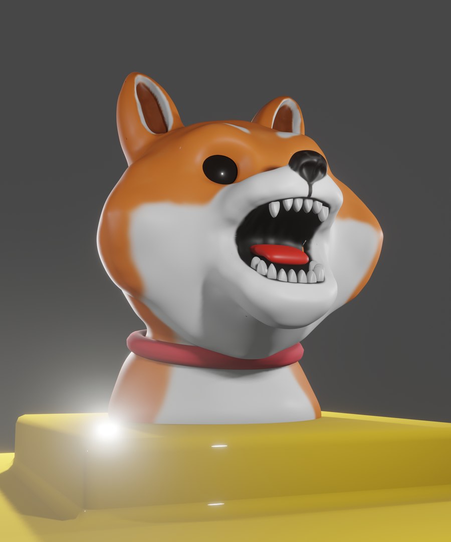 3D Half-body Shiba Inu Model - TurboSquid 2062255