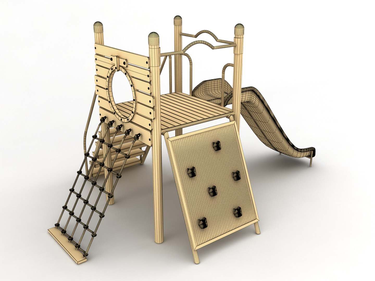 3d Playground Ground Model