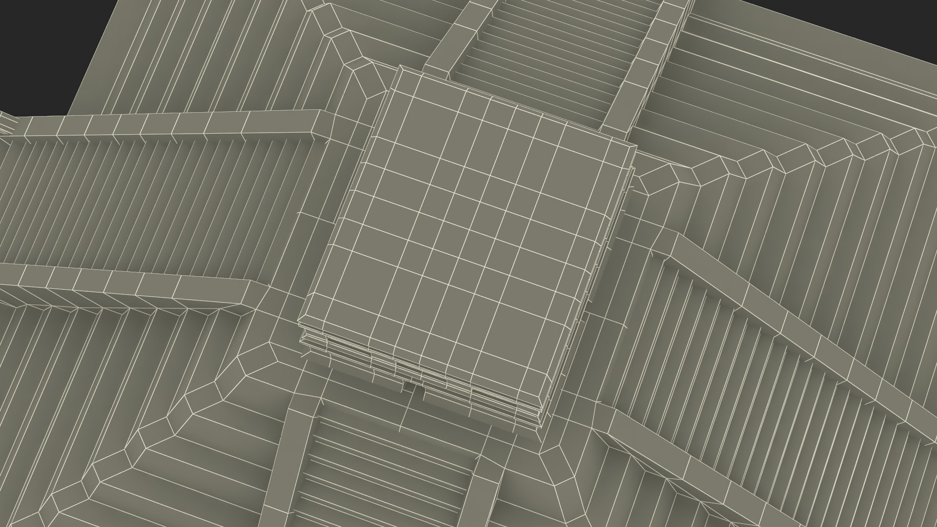 Low Poly Cartoon Model Pyramid Of Kukulkan 3D Model - TurboSquid 2383193