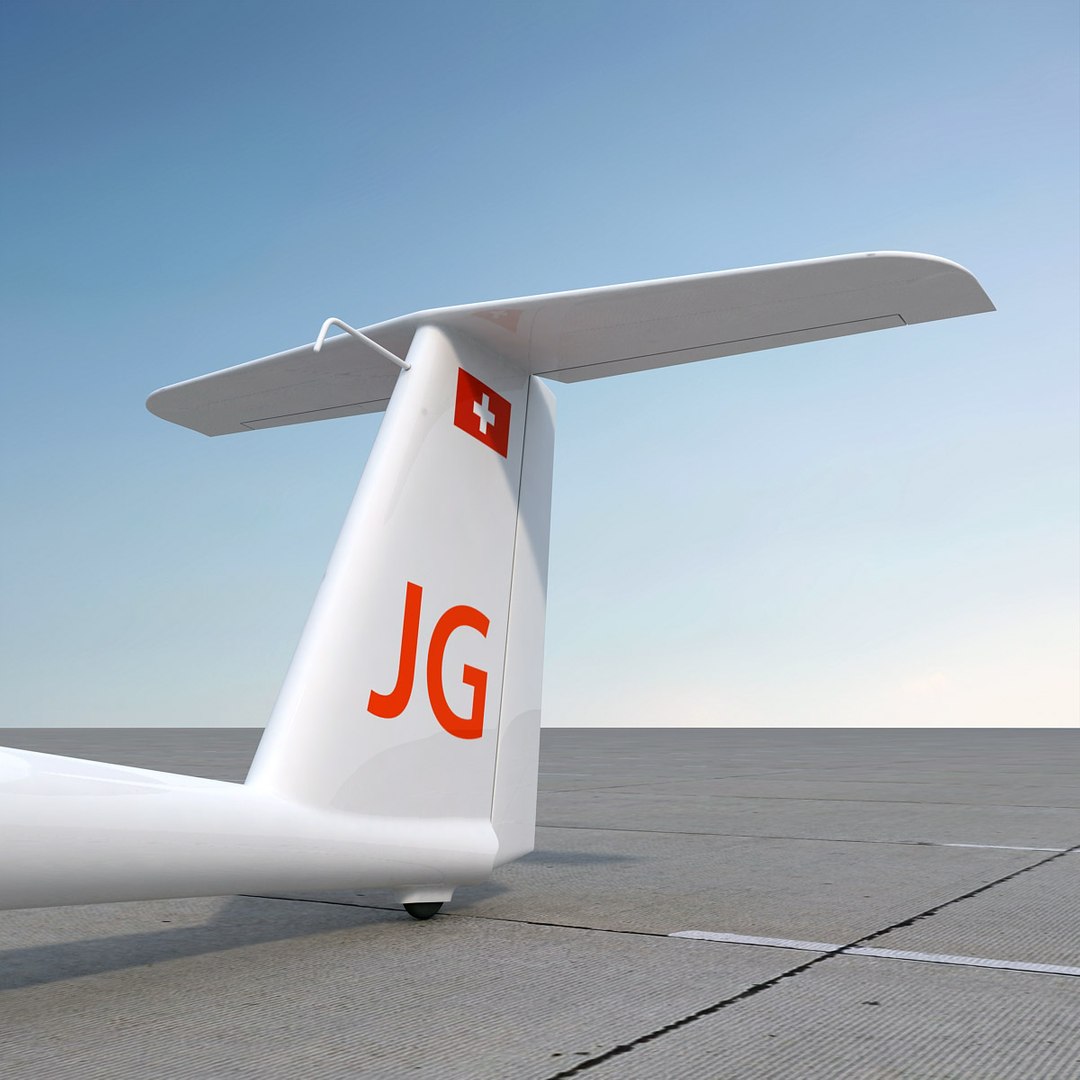 Rolladen-schneider Ls8 Glider 3d Model