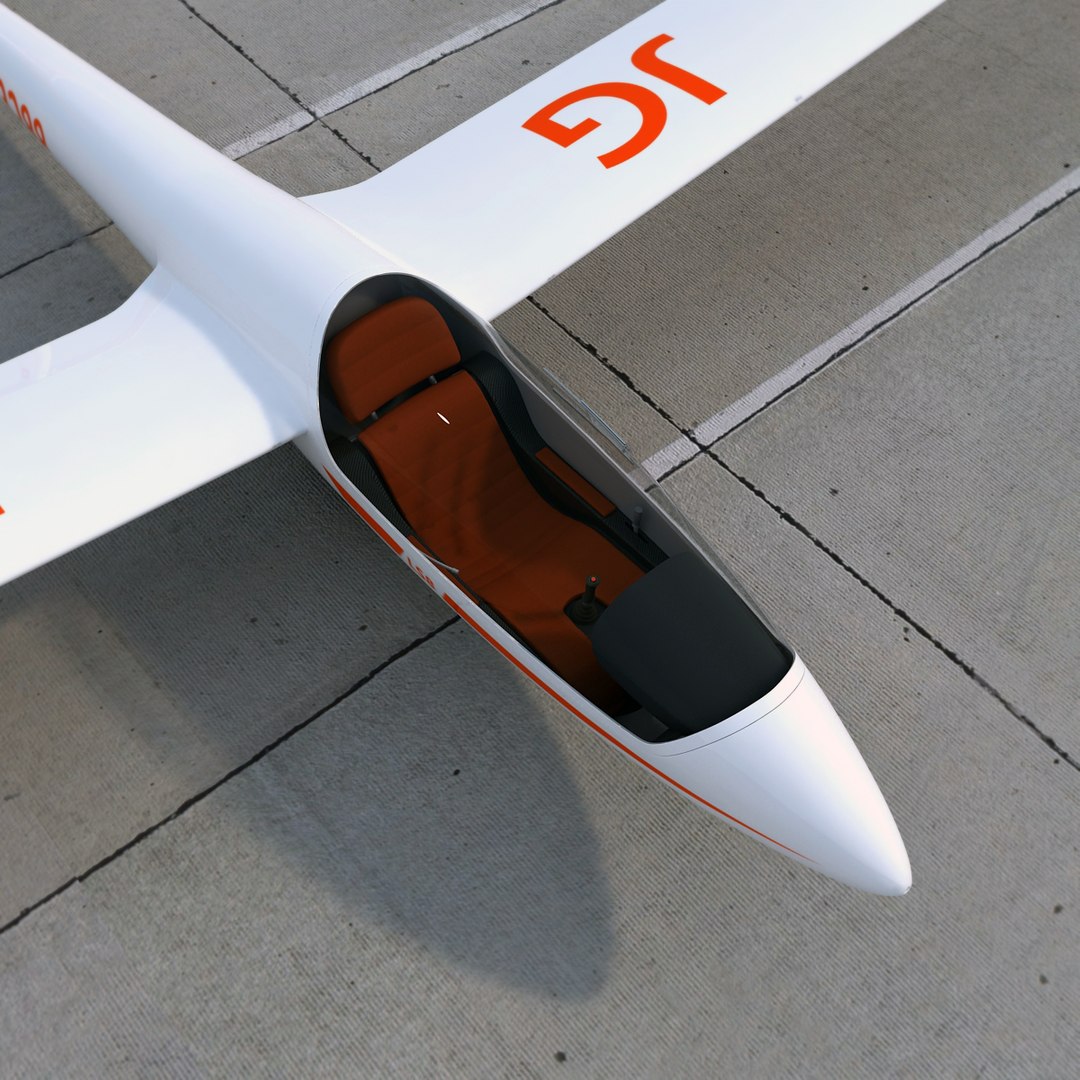 Rolladen-schneider Ls8 Glider 3d Model