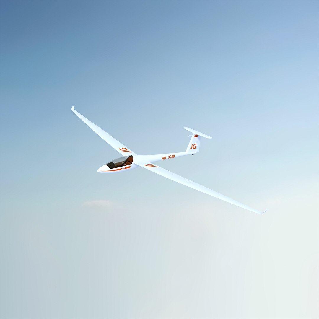 Rolladen-schneider Ls8 Glider 3d Model