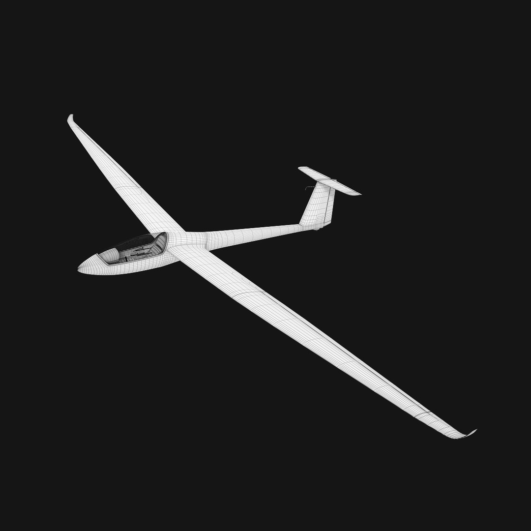 Rolladen-schneider Ls8 Glider 3d Model