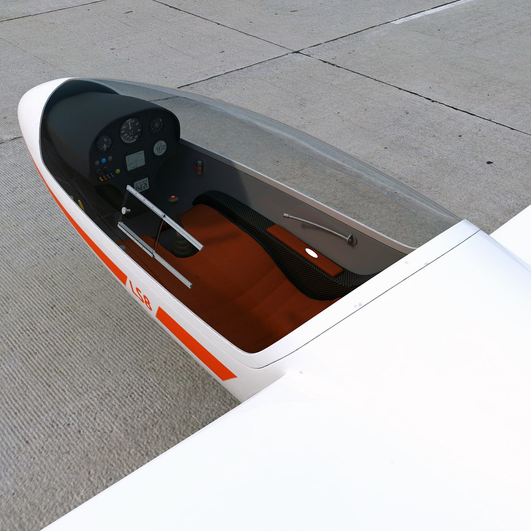 Rolladen-schneider Ls8 Glider 3d Model