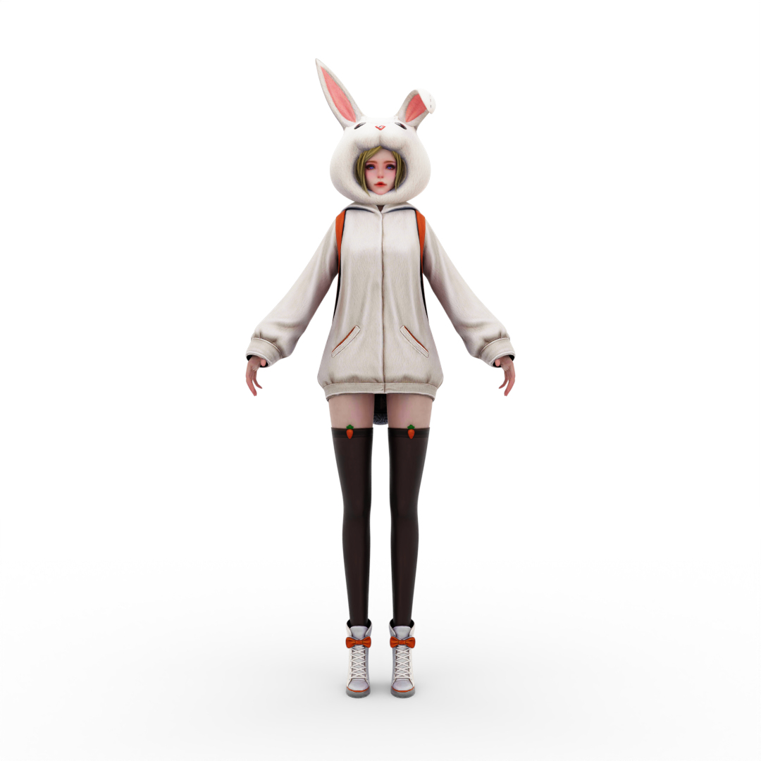 3D EXCLUSIVE ELF RABBIT - TurboSquid 2091290