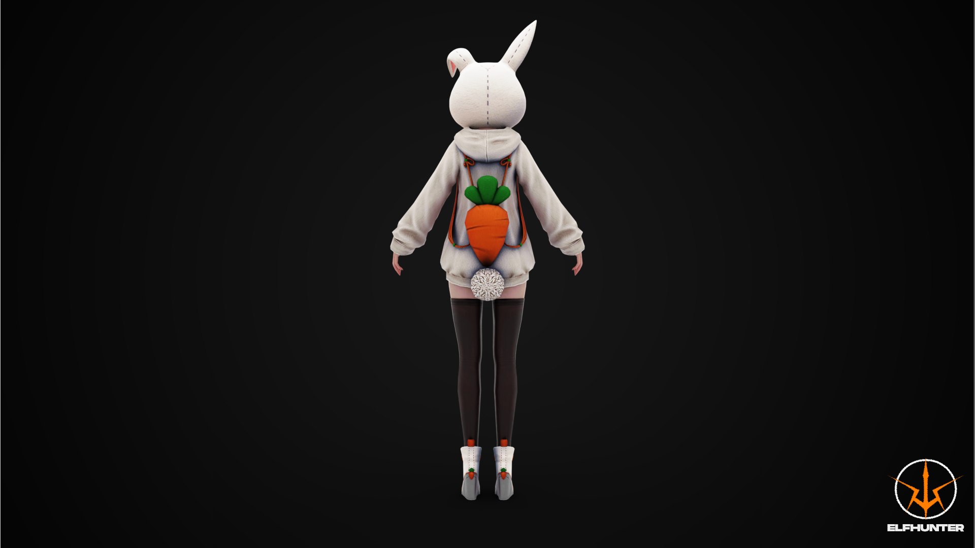 3D EXCLUSIVE ELF RABBIT - TurboSquid 2091290