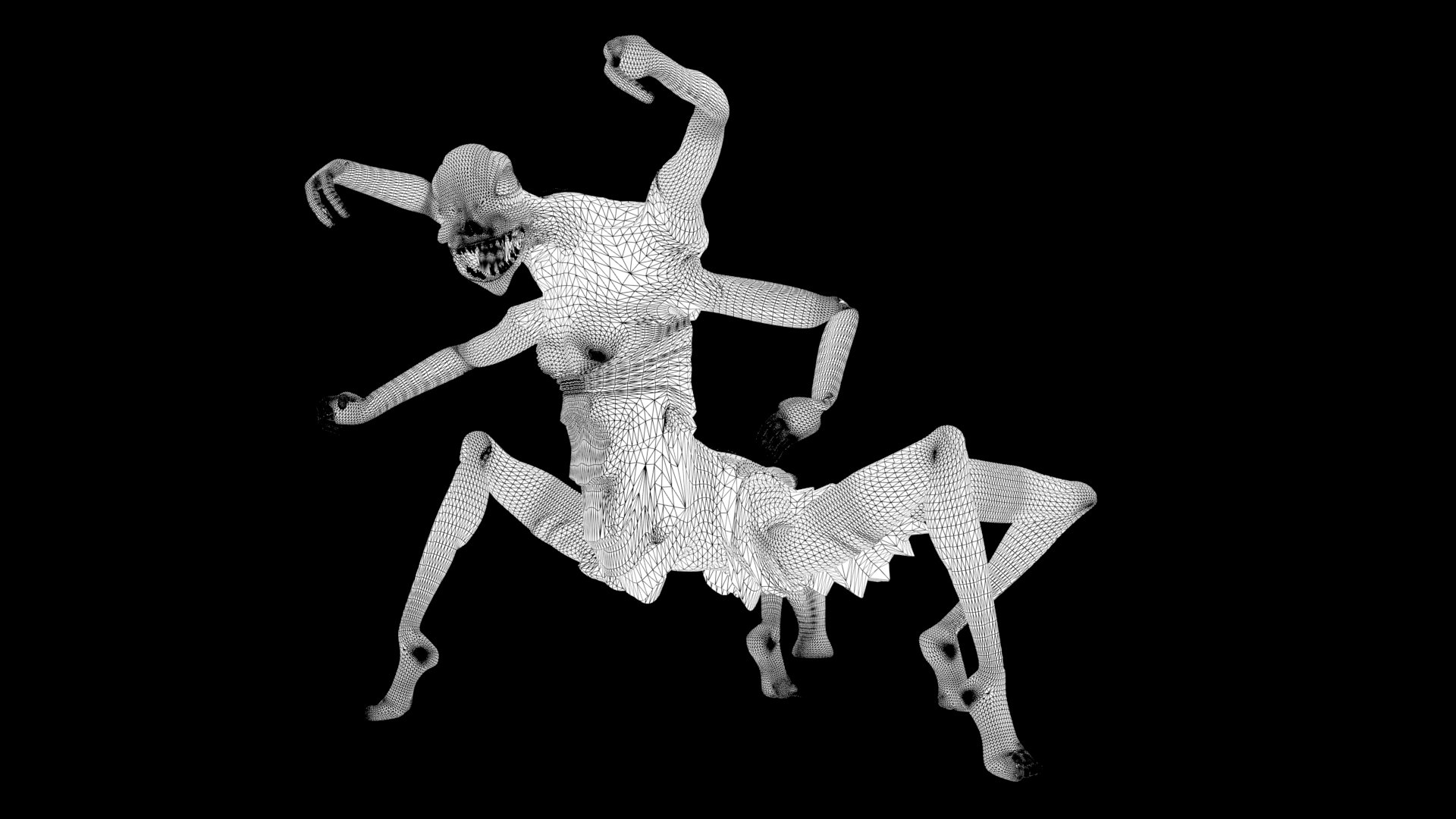Monster Creature 3D Model - TurboSquid 1488441