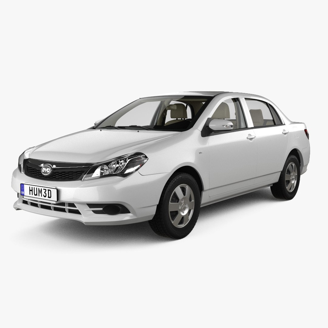 modelo 3d BYD F3 with HQ interior 2014 - TurboSquid 2101676