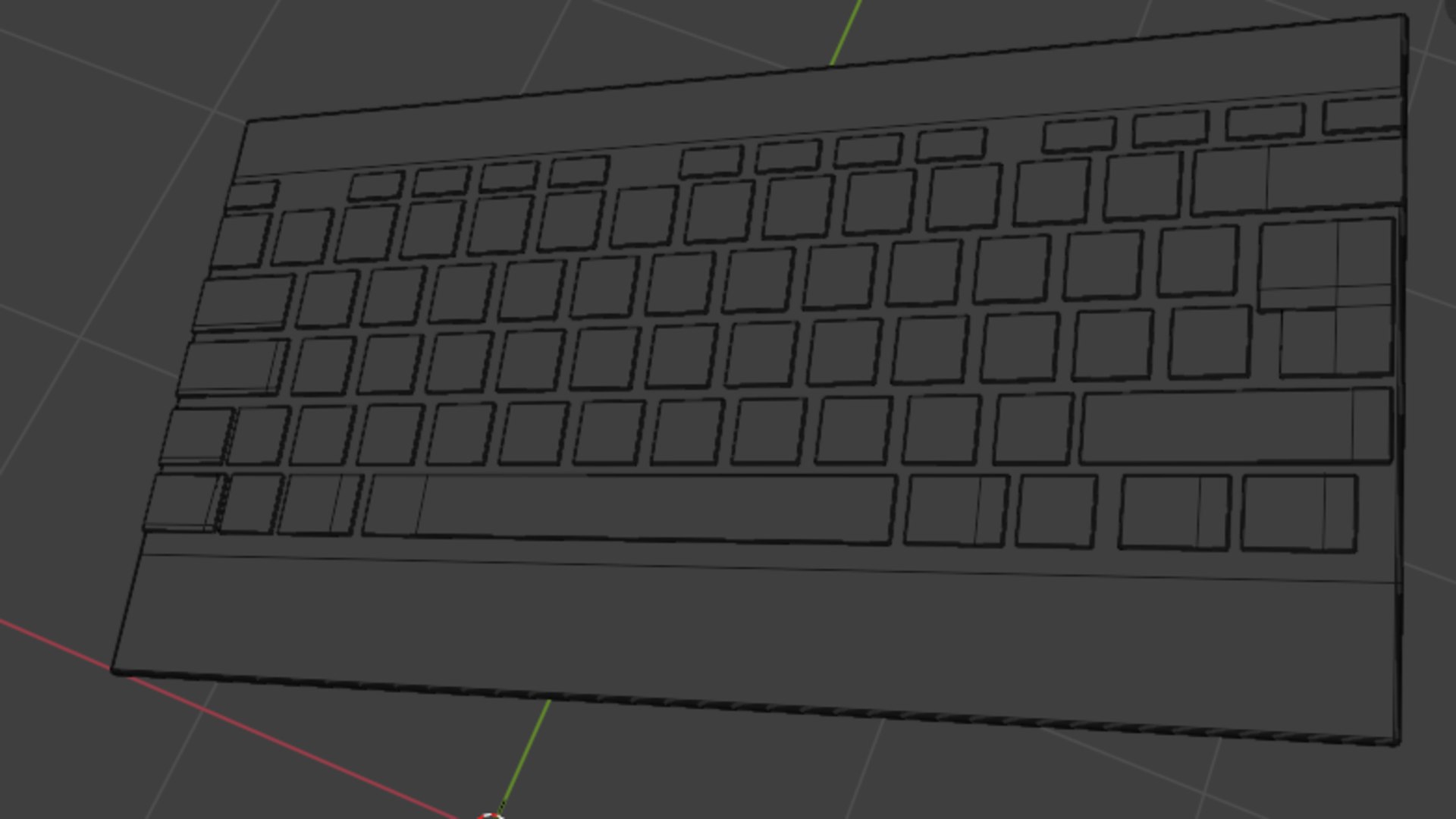 Keyboard Model - TurboSquid 2422072