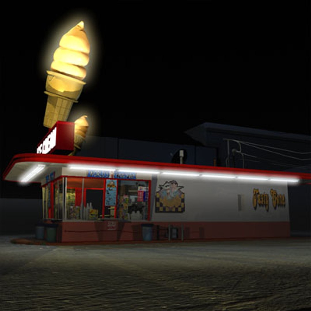 3d ice cream drive 01