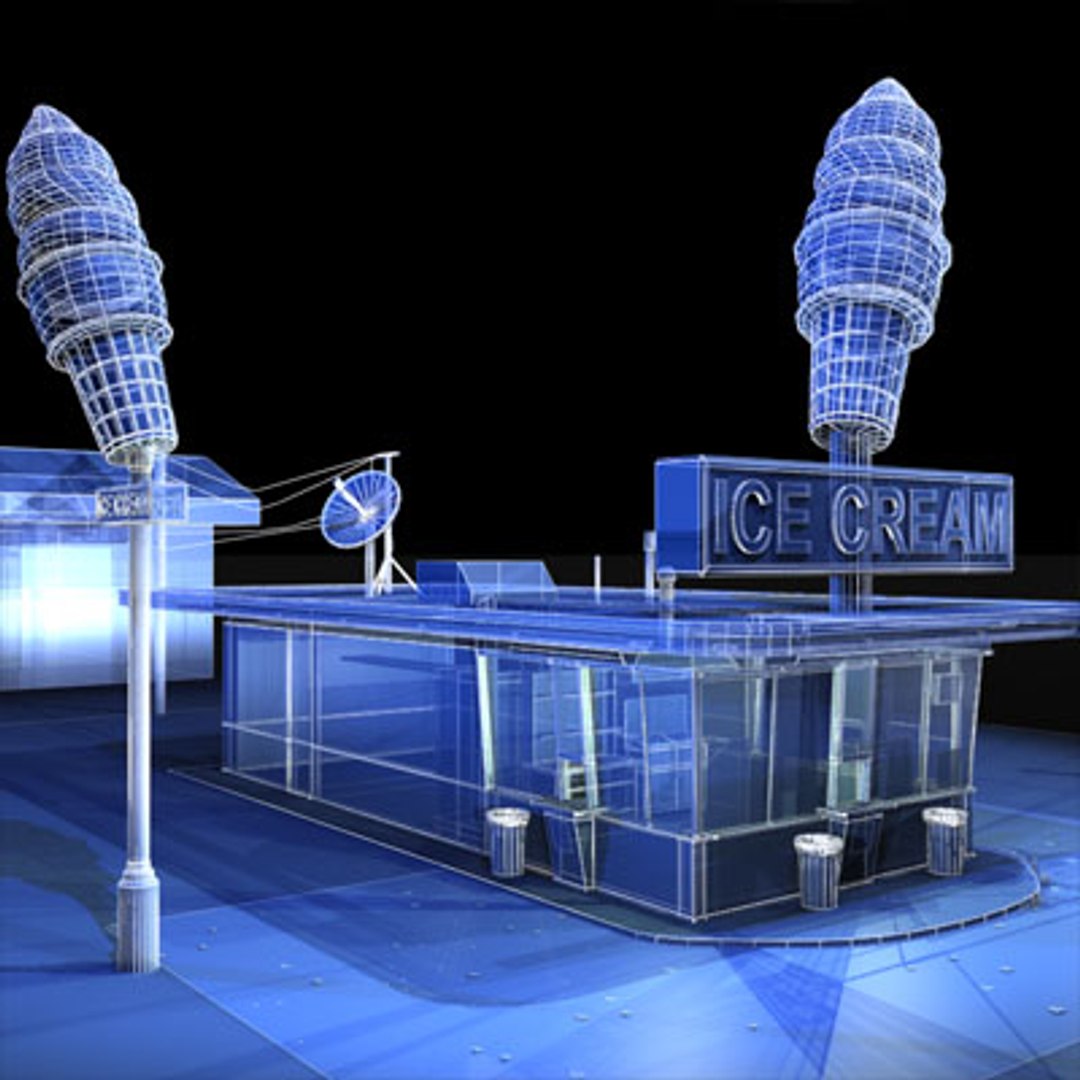 3d ice cream drive 01