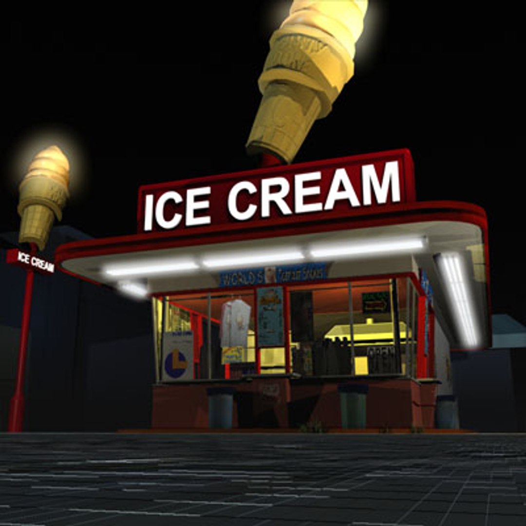 3d ice cream drive 01