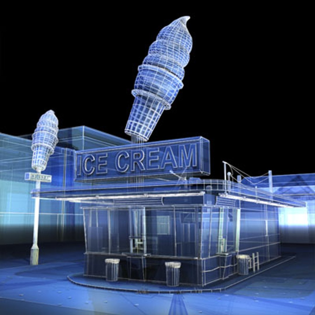 3d ice cream drive 01
