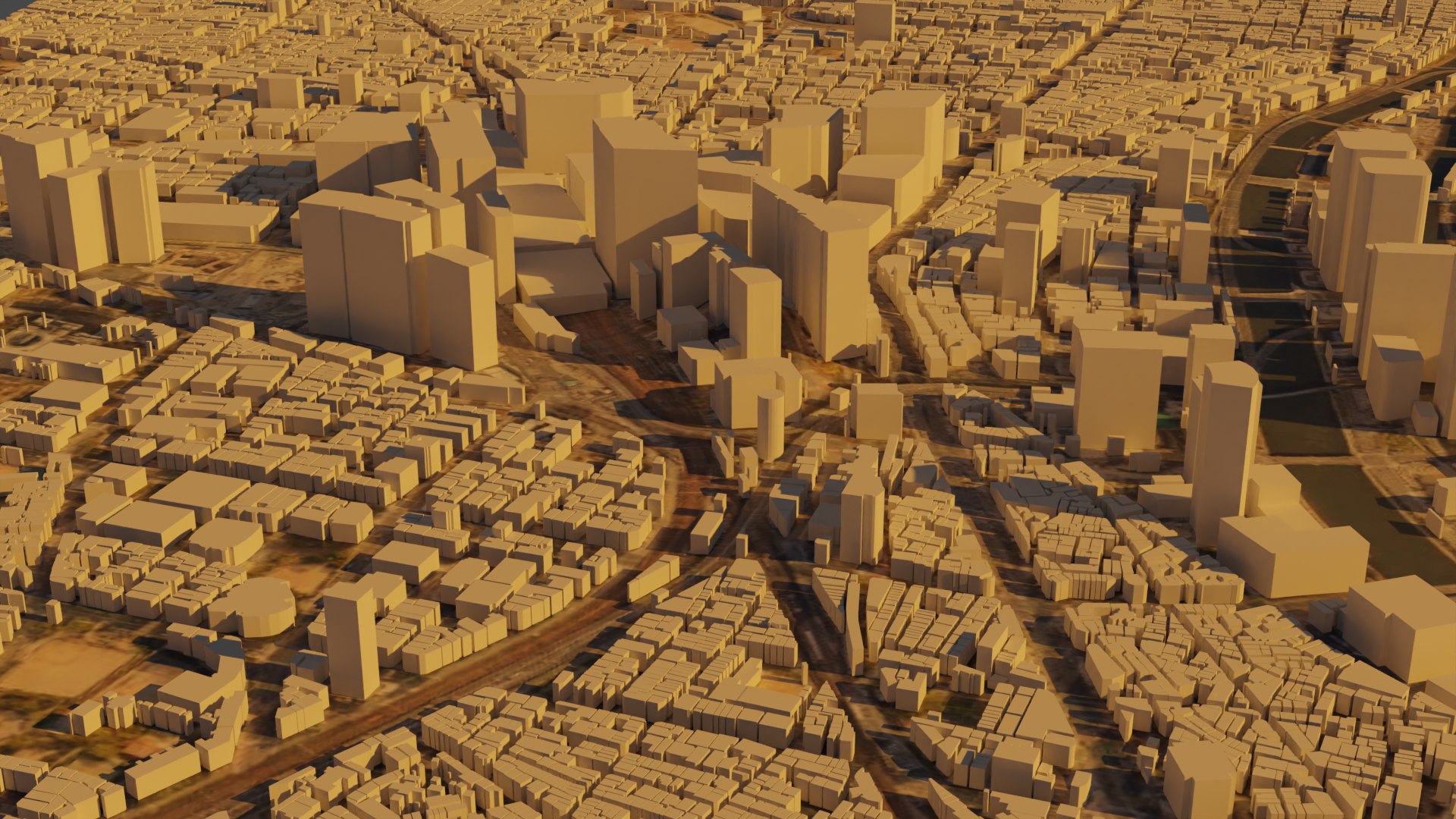 3D Osaka City 3D Model 3D Printer Model - TurboSquid 2130206