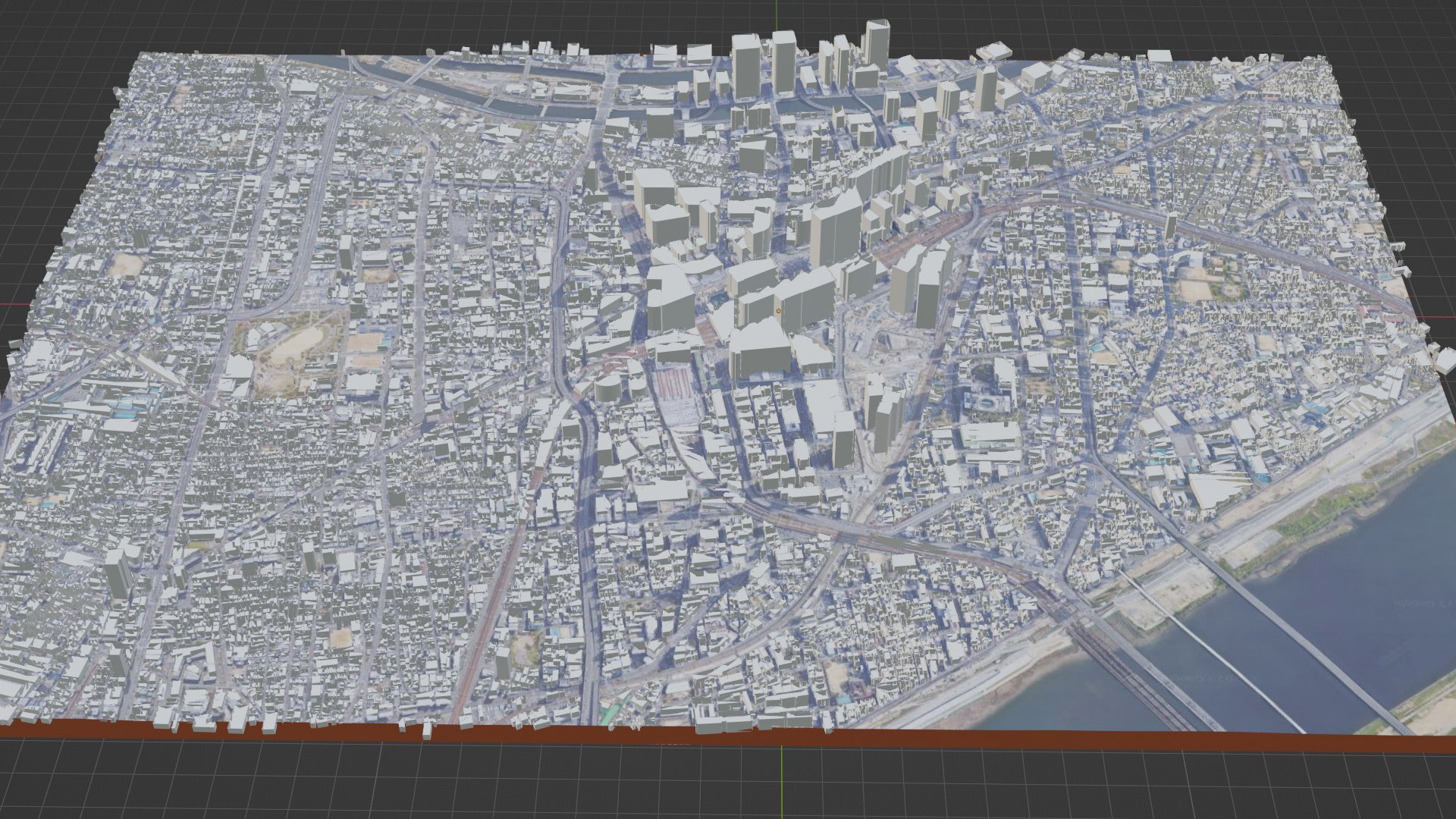 3D Osaka City 3D Model 3D Printer Model - TurboSquid 2130206