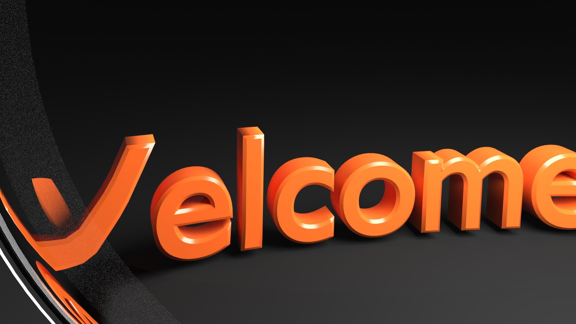 3D Focused Welcome Text Animation - TurboSquid 1451675