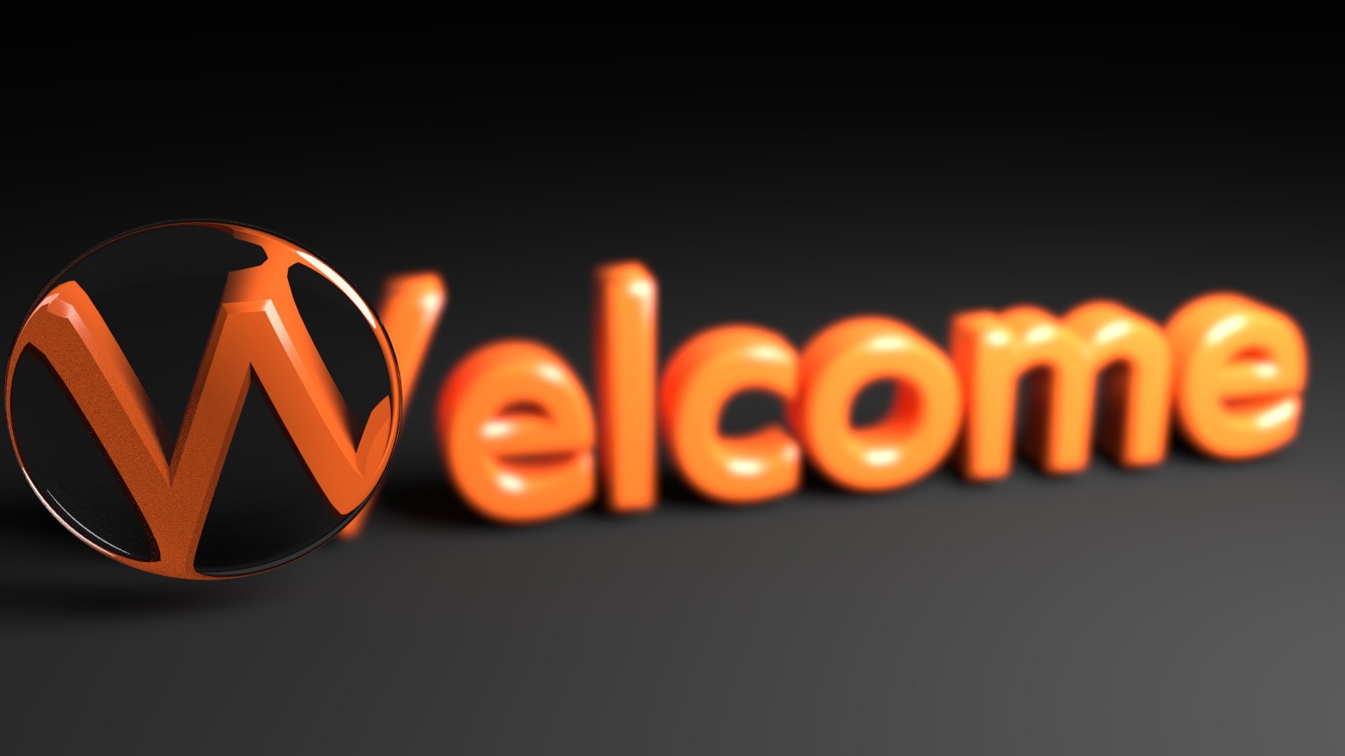 3D Focused Welcome Text Animation - TurboSquid 1451675