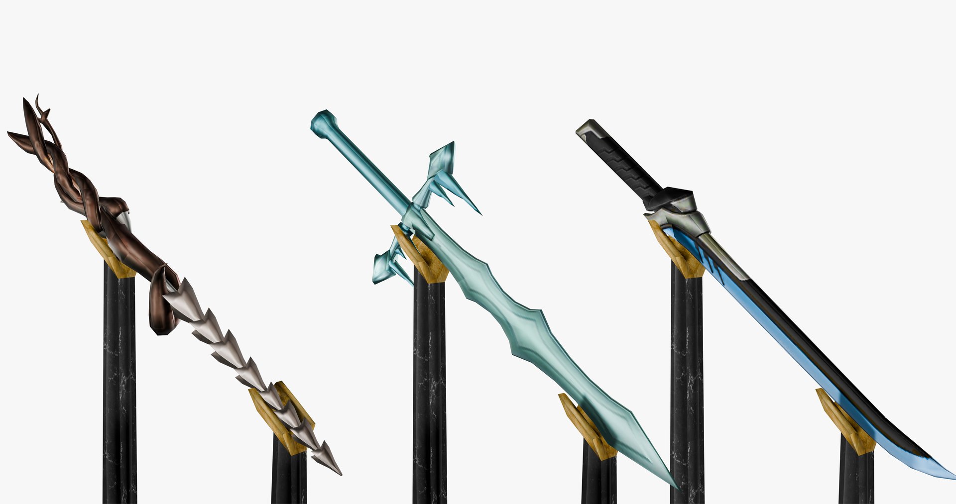 15 Stylized Sword Models Pack 1 - Low Poly 3D Model - TurboSquid 2186930