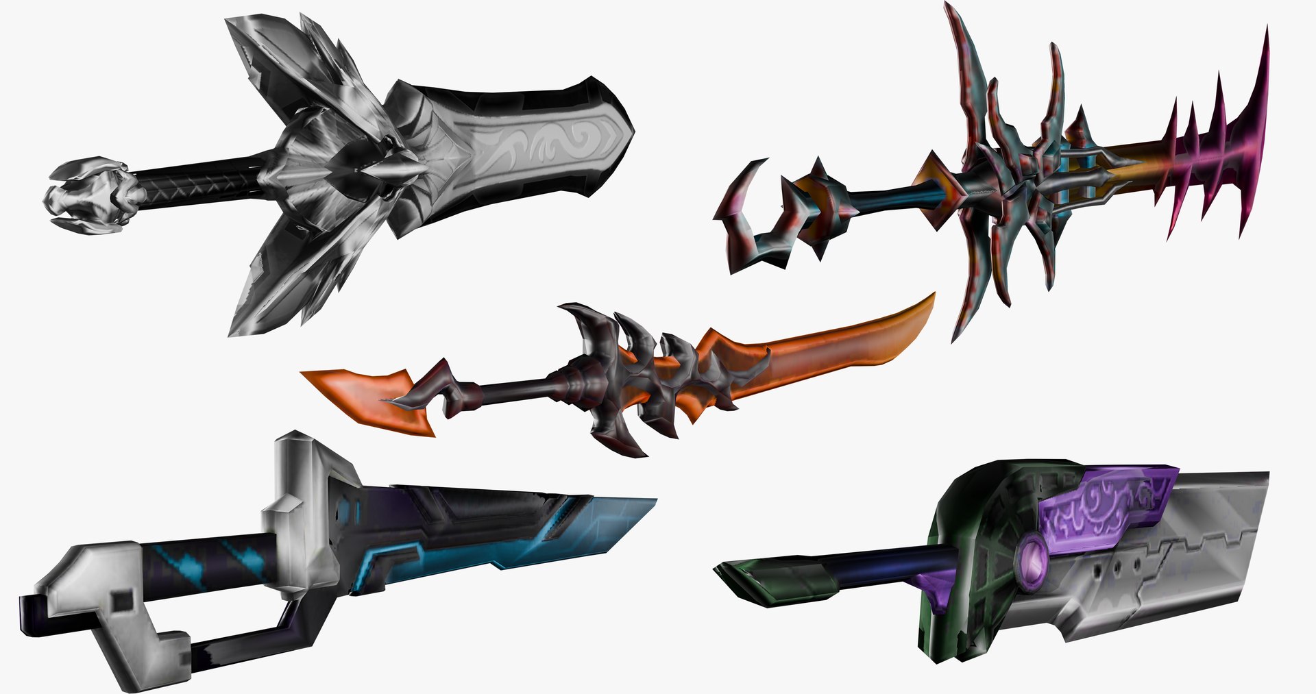 15 Stylized Sword Models Pack 1 - Low Poly 3D Model - TurboSquid 2186930