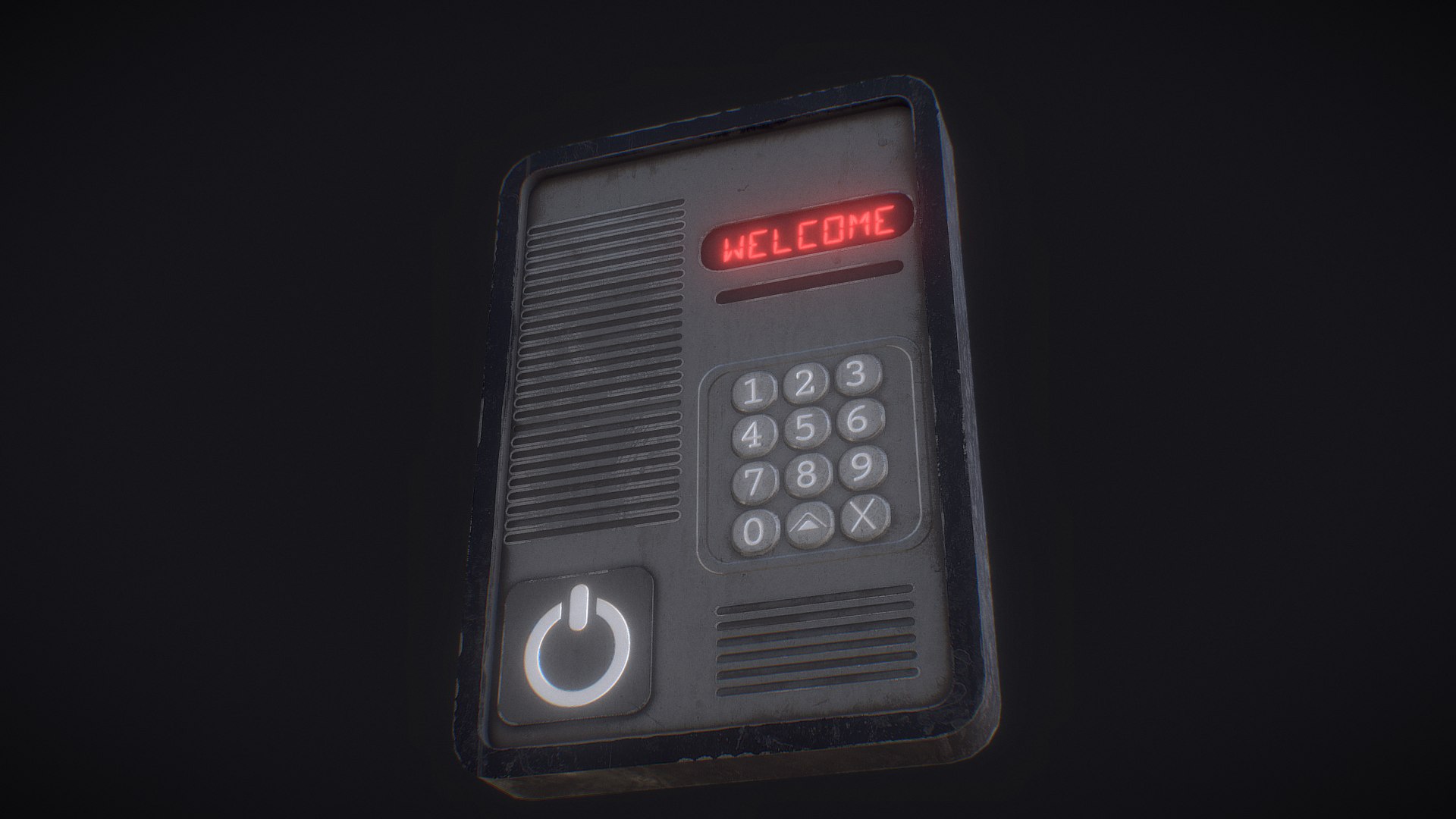 3D Game Ready Security Panel Model - TurboSquid 1936642