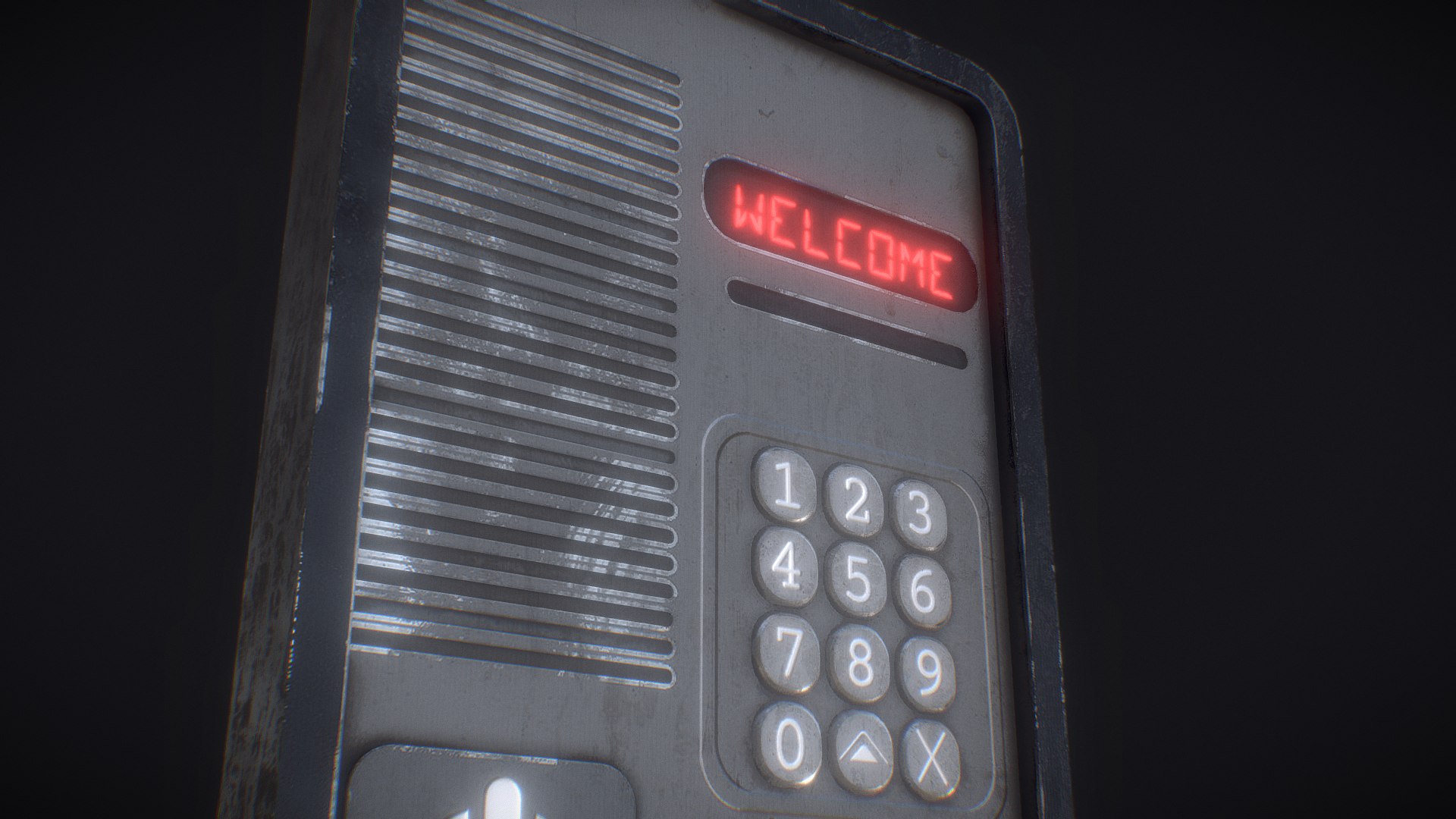 3D Game Ready Security Panel Model - TurboSquid 1936642