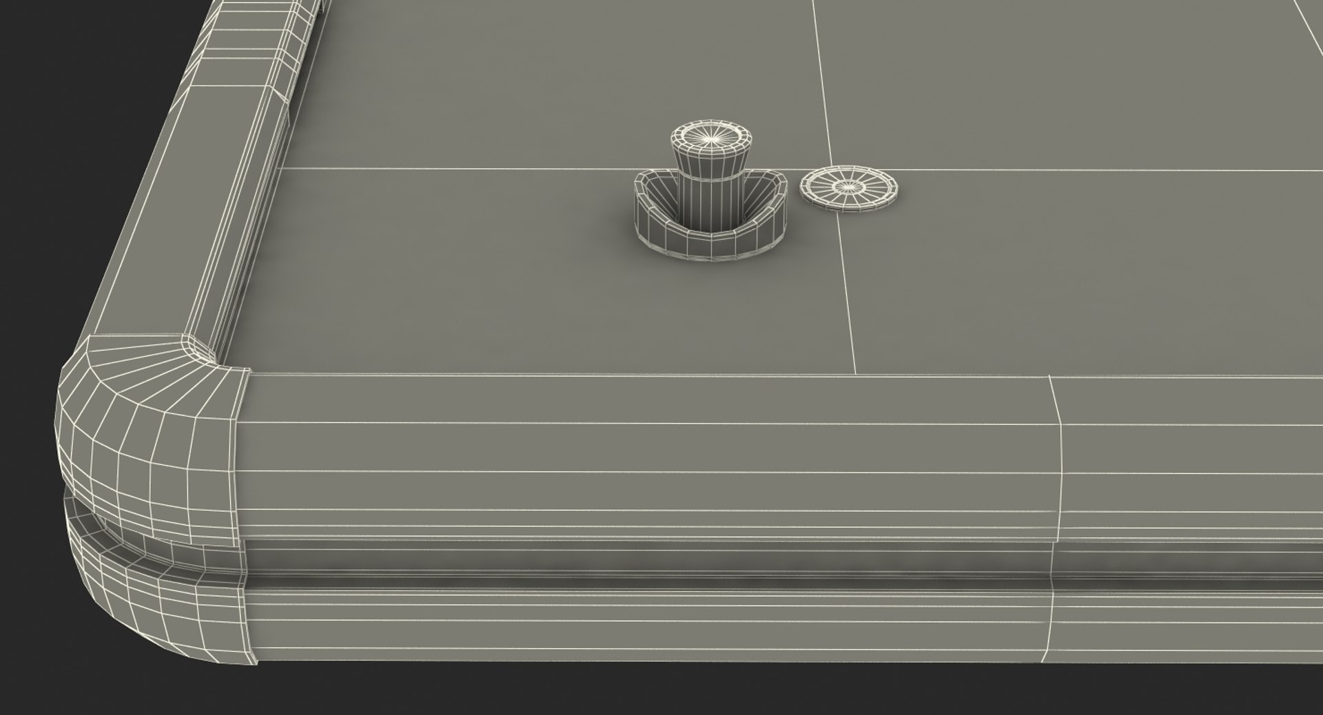 Air Hockey Tabletop Table 3D Model - TurboSquid 1374647