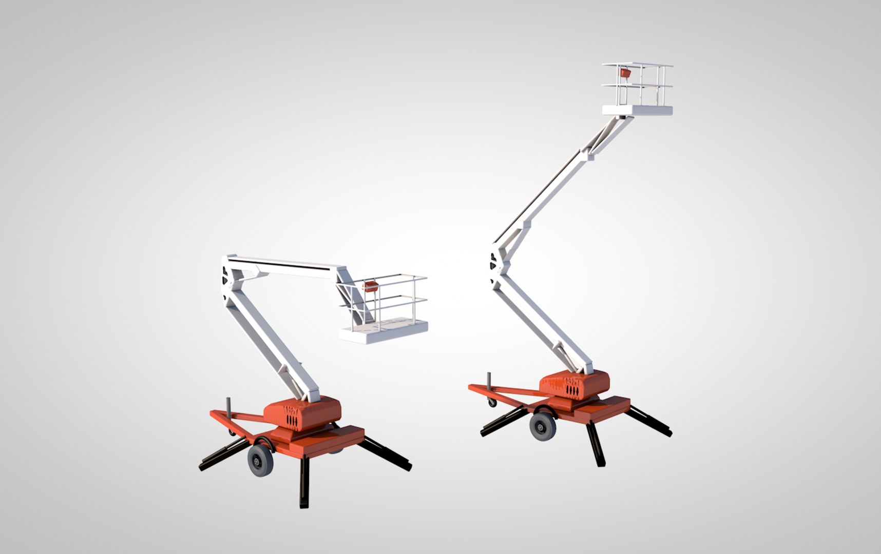 Lift cherry picker construction 3D model - TurboSquid 1435729