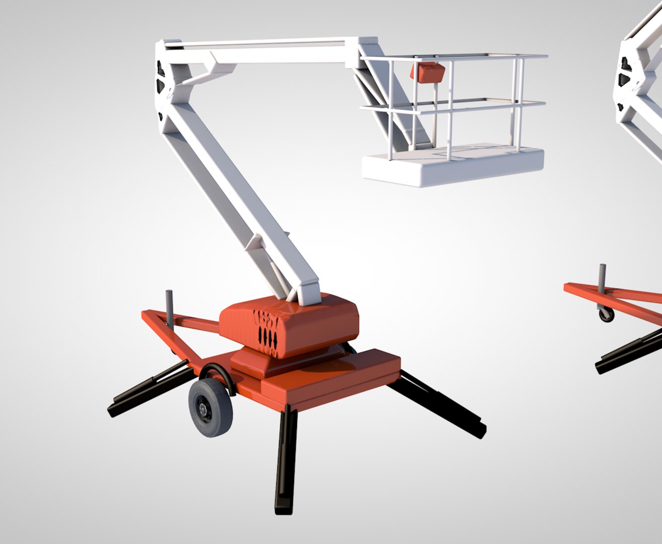 Lift cherry picker construction 3D model - TurboSquid 1435729