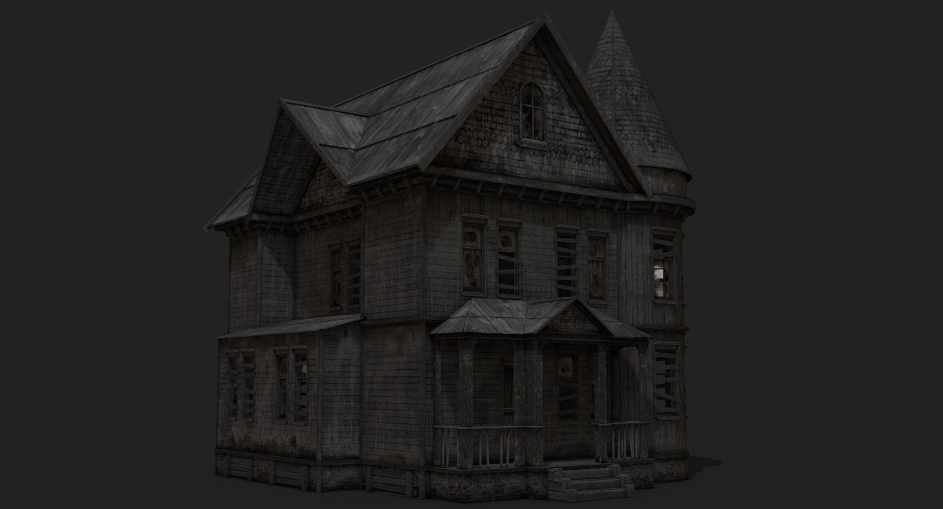 Old house interior 3D - TurboSquid 1153195